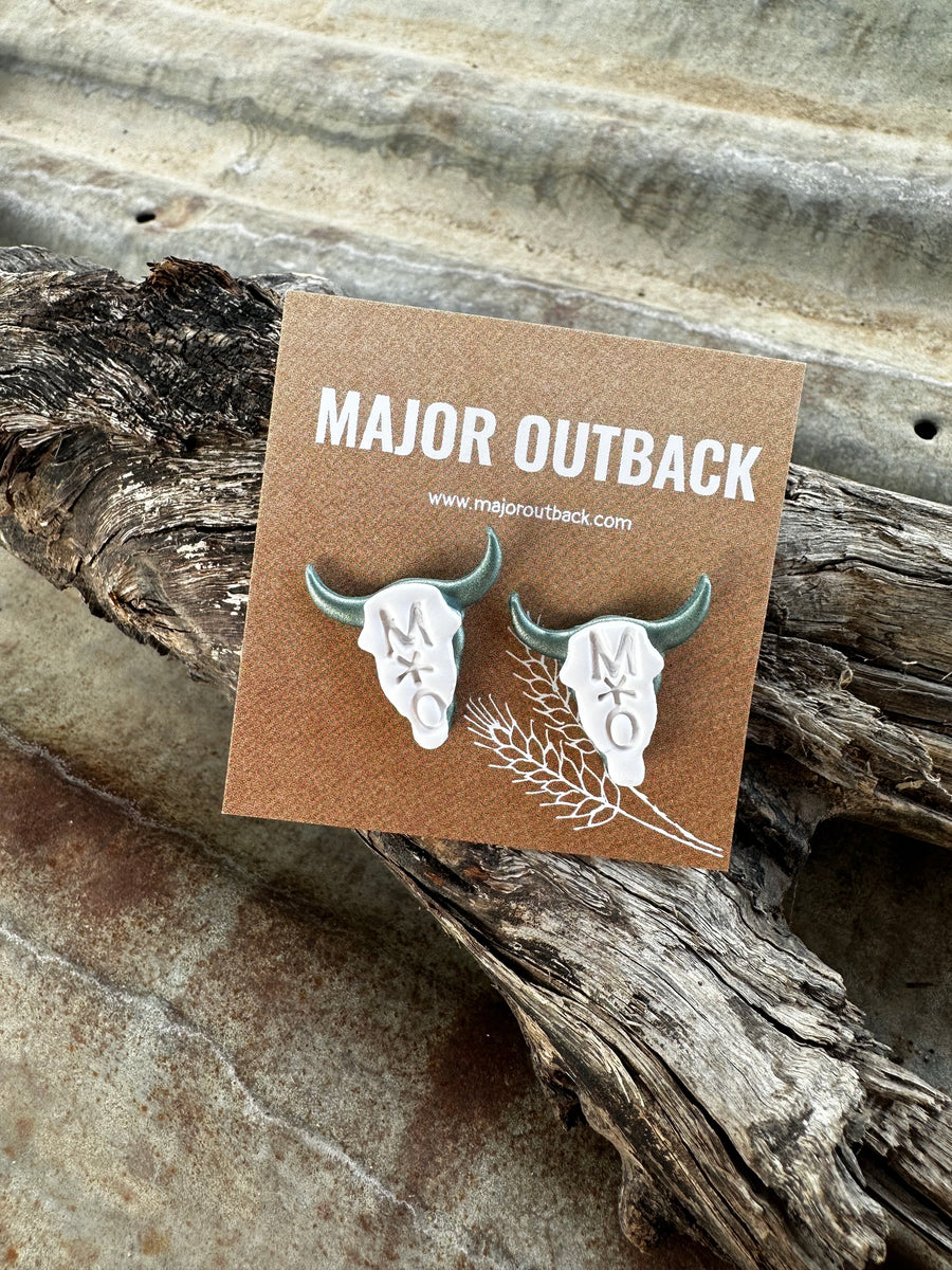 Longhorn Clay Studs - Green – Major Outback